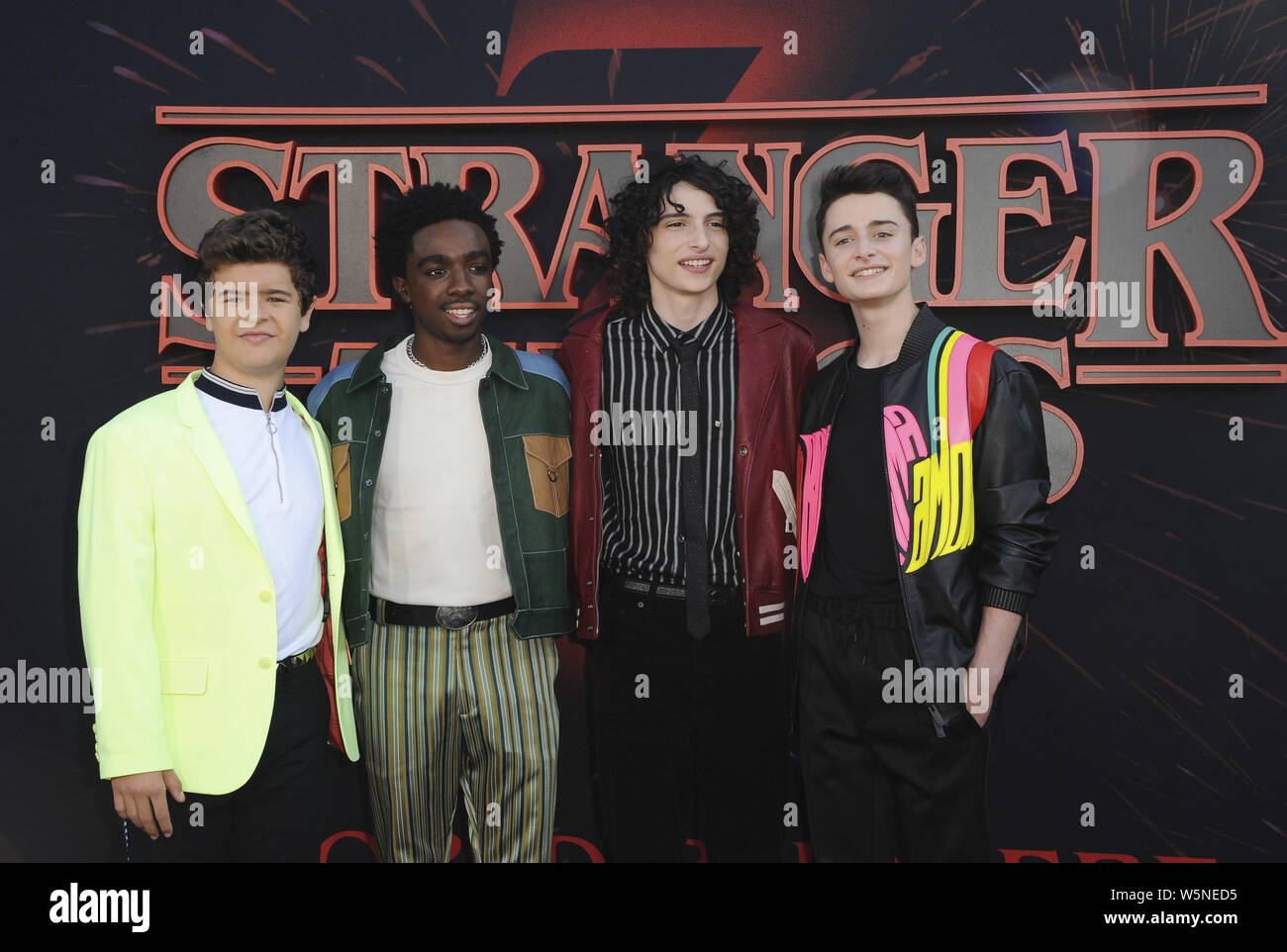 Stranger Things 3 Season Premiere Featuring: Gaten Matarazzo, Caleb McLaughlin, Finn Wolfhard ...