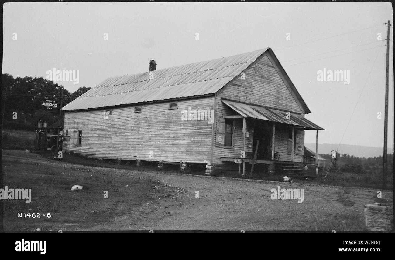 Hall's Store, exterior view Stock Photo - Alamy