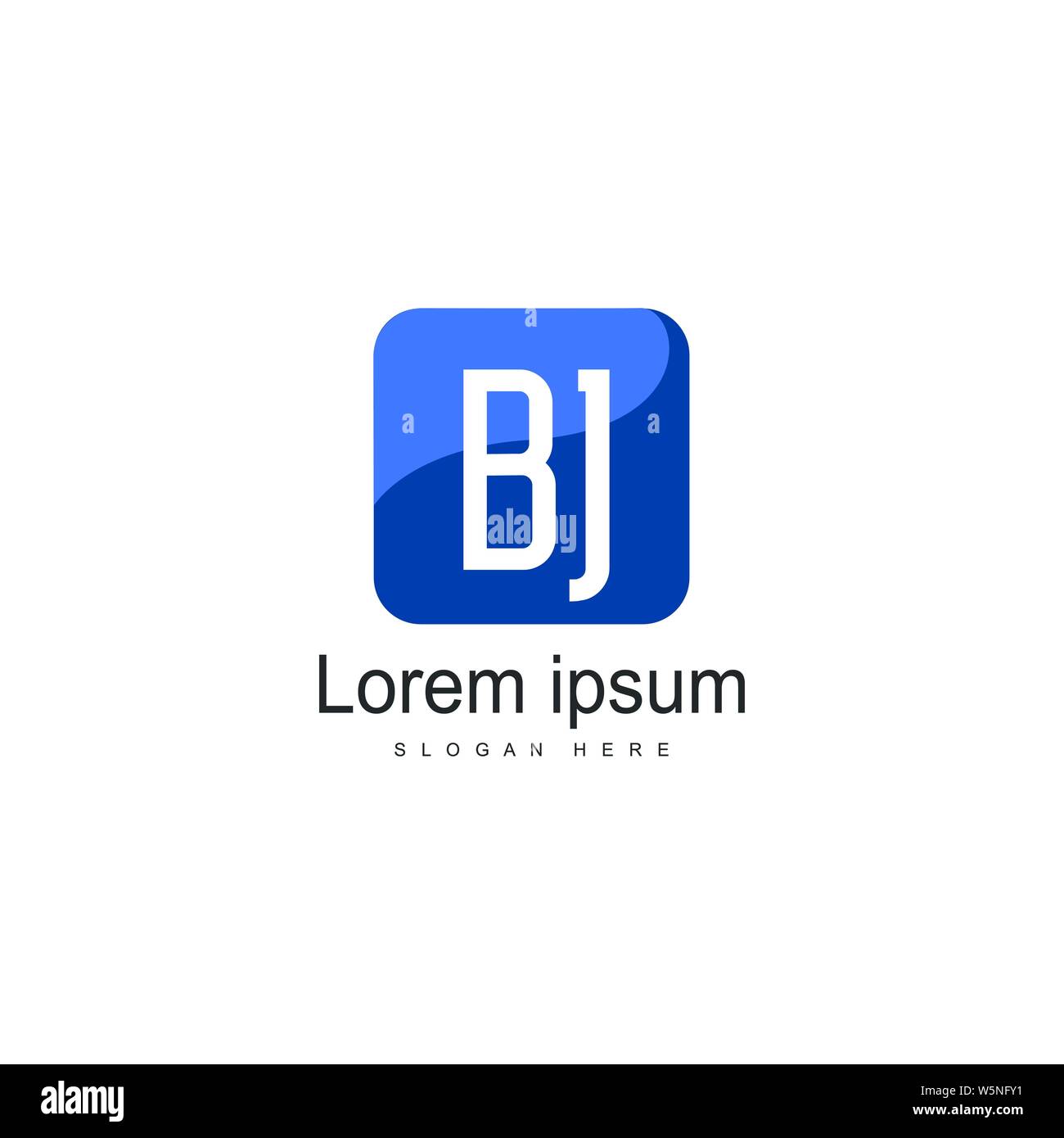 BJ Letter Logo Design. Creative Modern BJ Letters Icon Illustration design Stock Vector Image ...