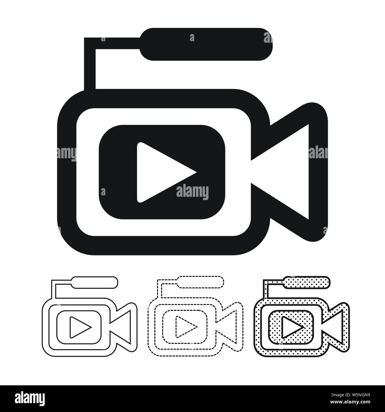 Action camera picture on Stock Vector Images - Alamy
