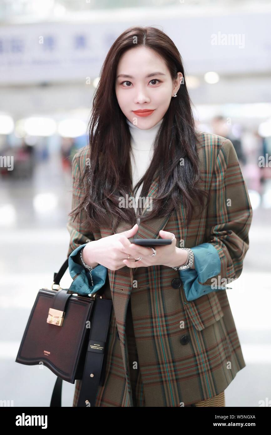 Chinese singer and actress Wang Feifei, known professionally as Fei, and a former member of ...