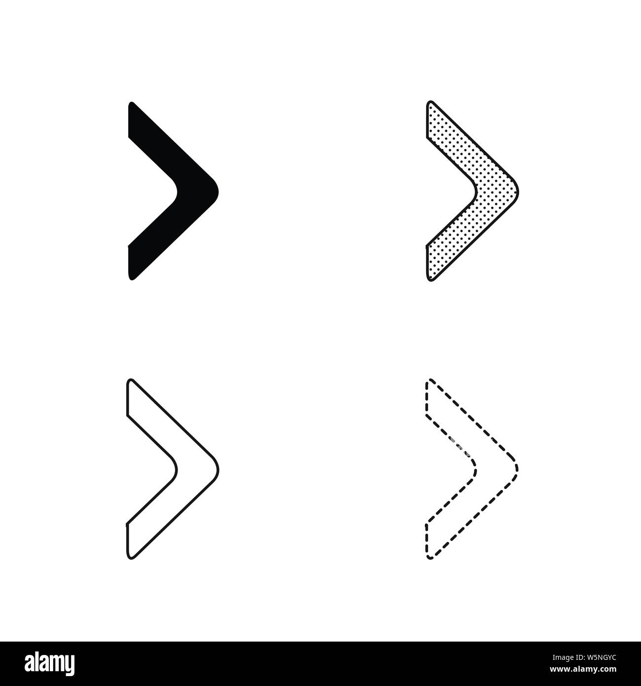 Vector arrow icon illustration Stock Vector Image & Art - Alamy