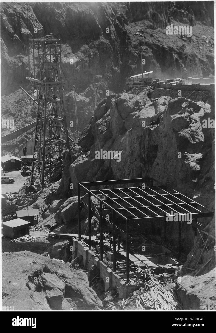 Cableway tower Black and White Stock Photos & Images - Alamy