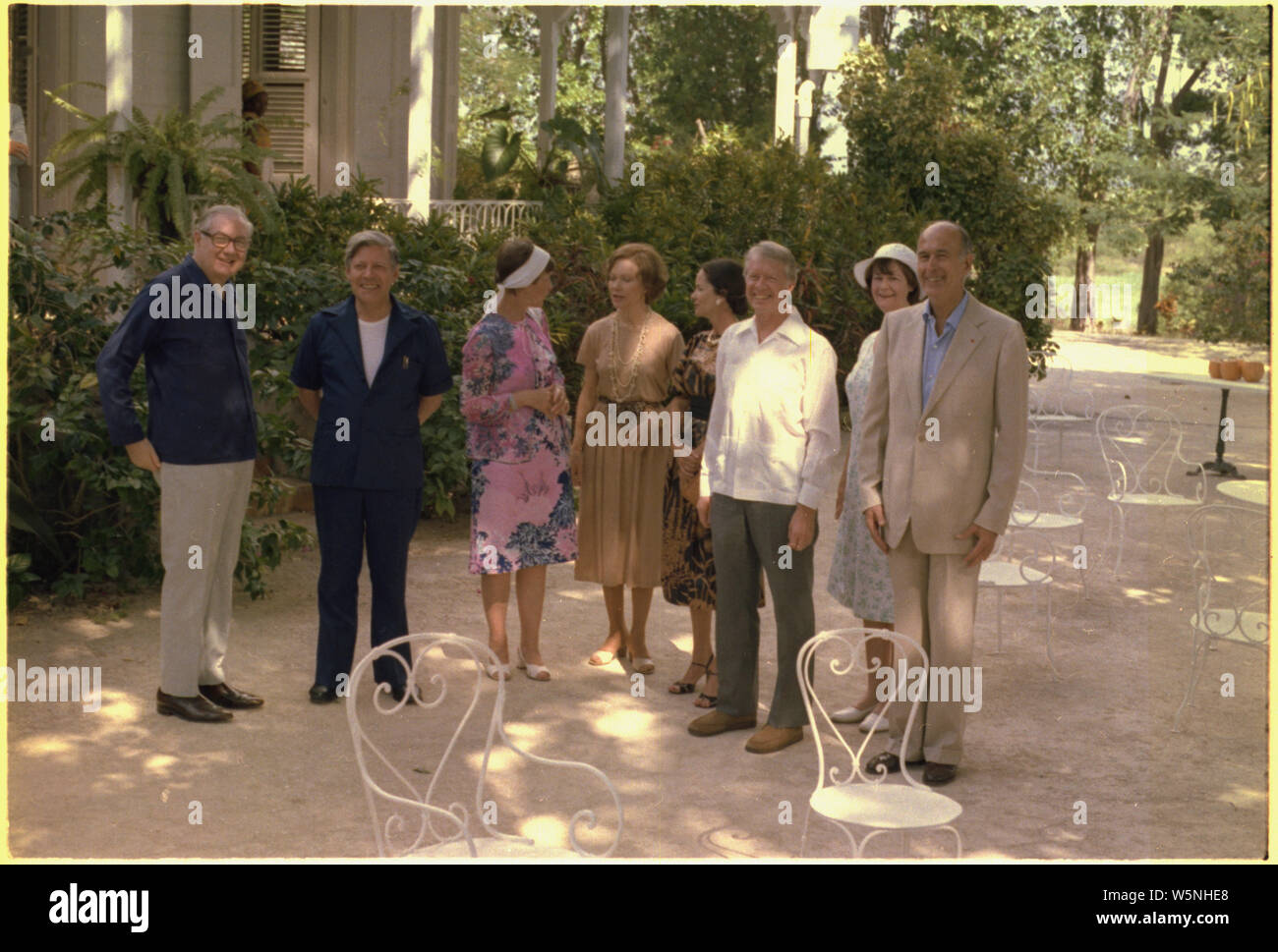 Helmut Schmidt, James Callaghan, Jimmy Carter, Giscard d'Estaing and ...