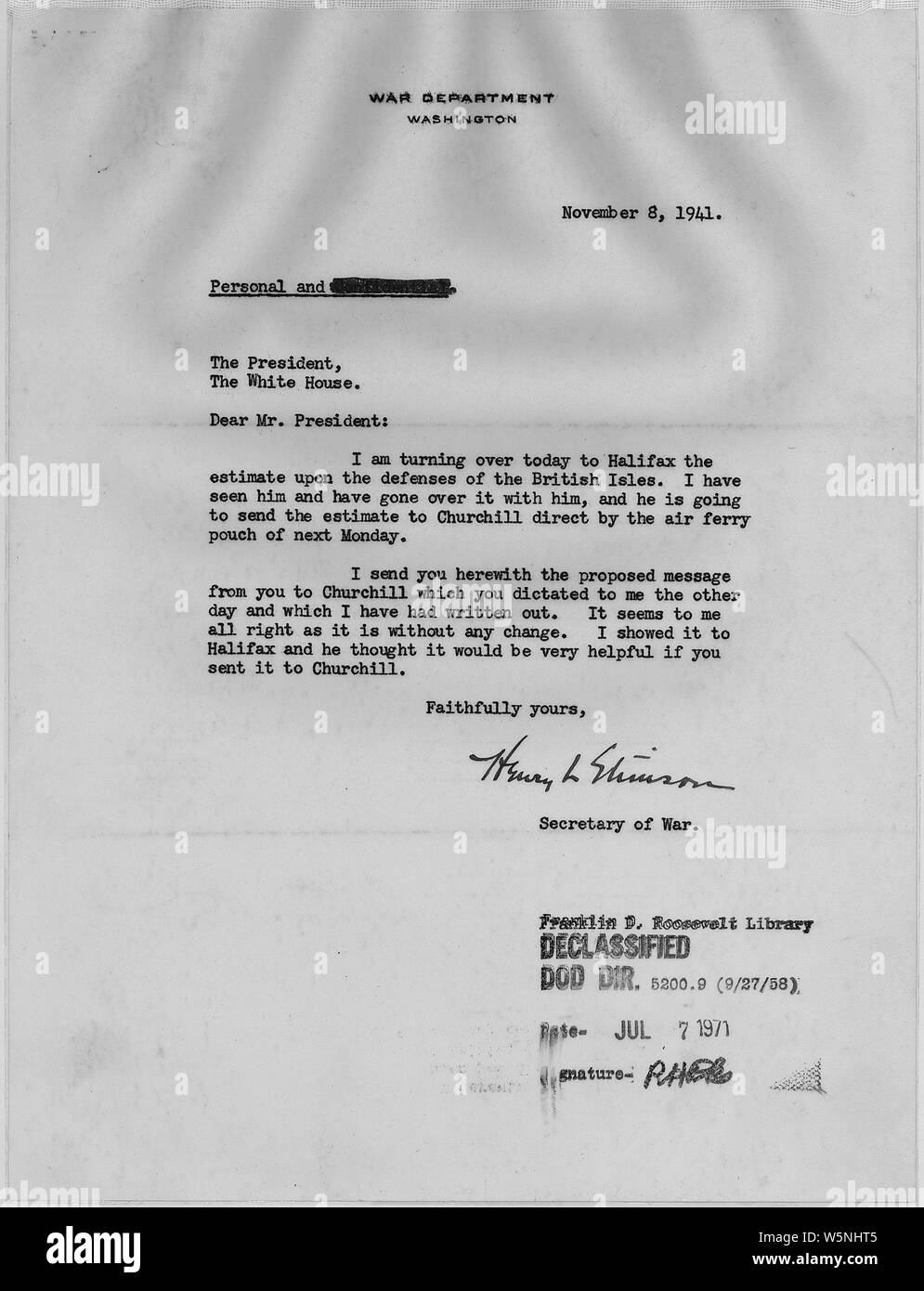 Henry stimson hi-res stock photography and images - Alamy