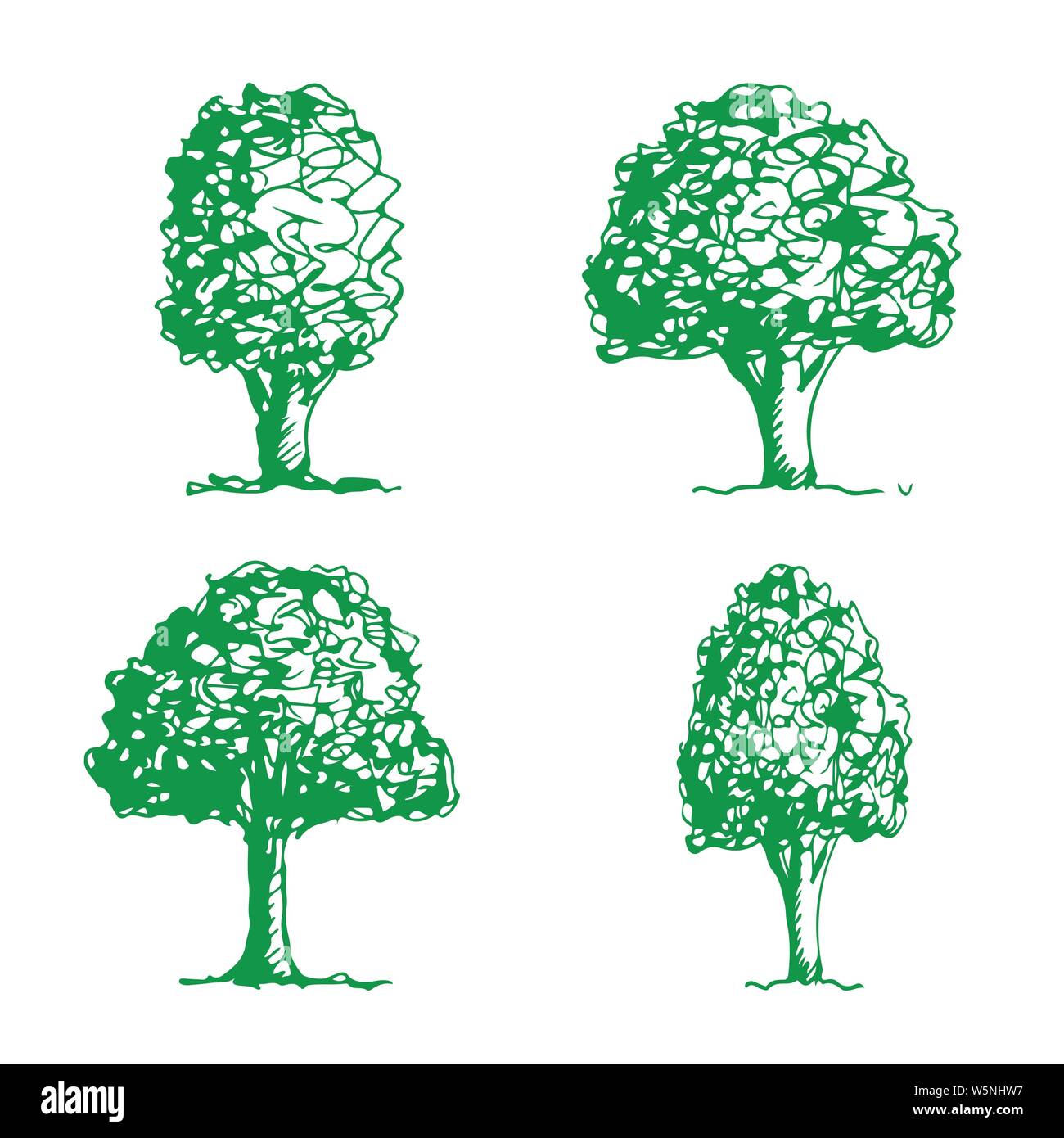 Hand drawn tree icon Stock Vector Image & Art - Alamy
