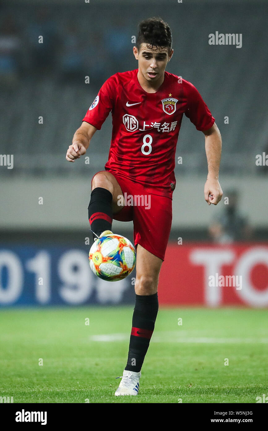 Brazilian football player Oscar dos Santos Emboaba Junior, better known ...