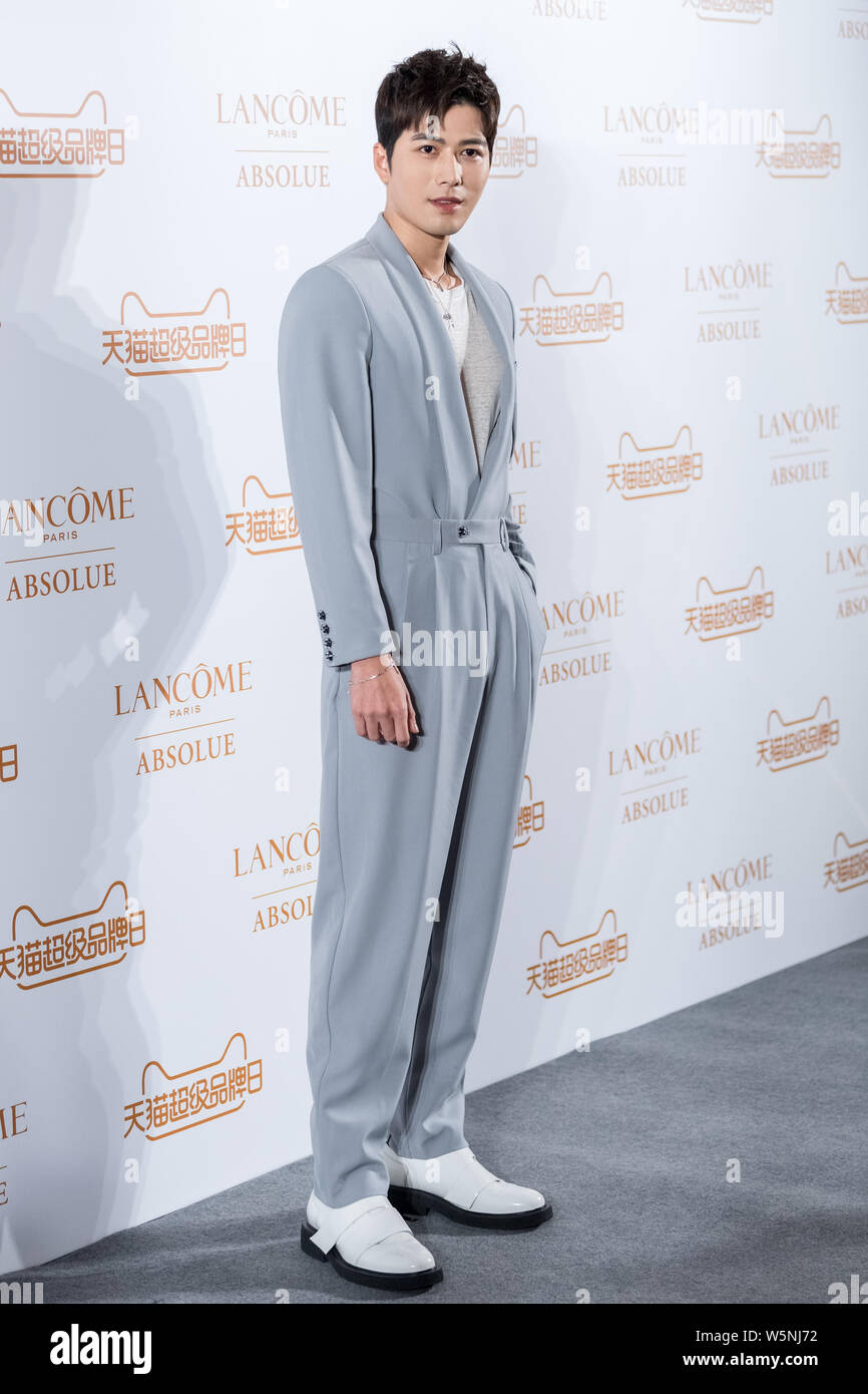 Chinese actor Chen Xuedong, also known as Cheney Chen, attends a ...