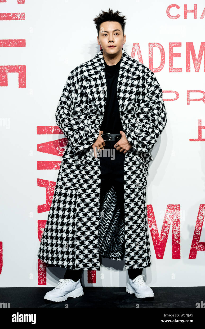 Hong Kong singer and actor William Chan Wai-ting arrives for the Chanel ...