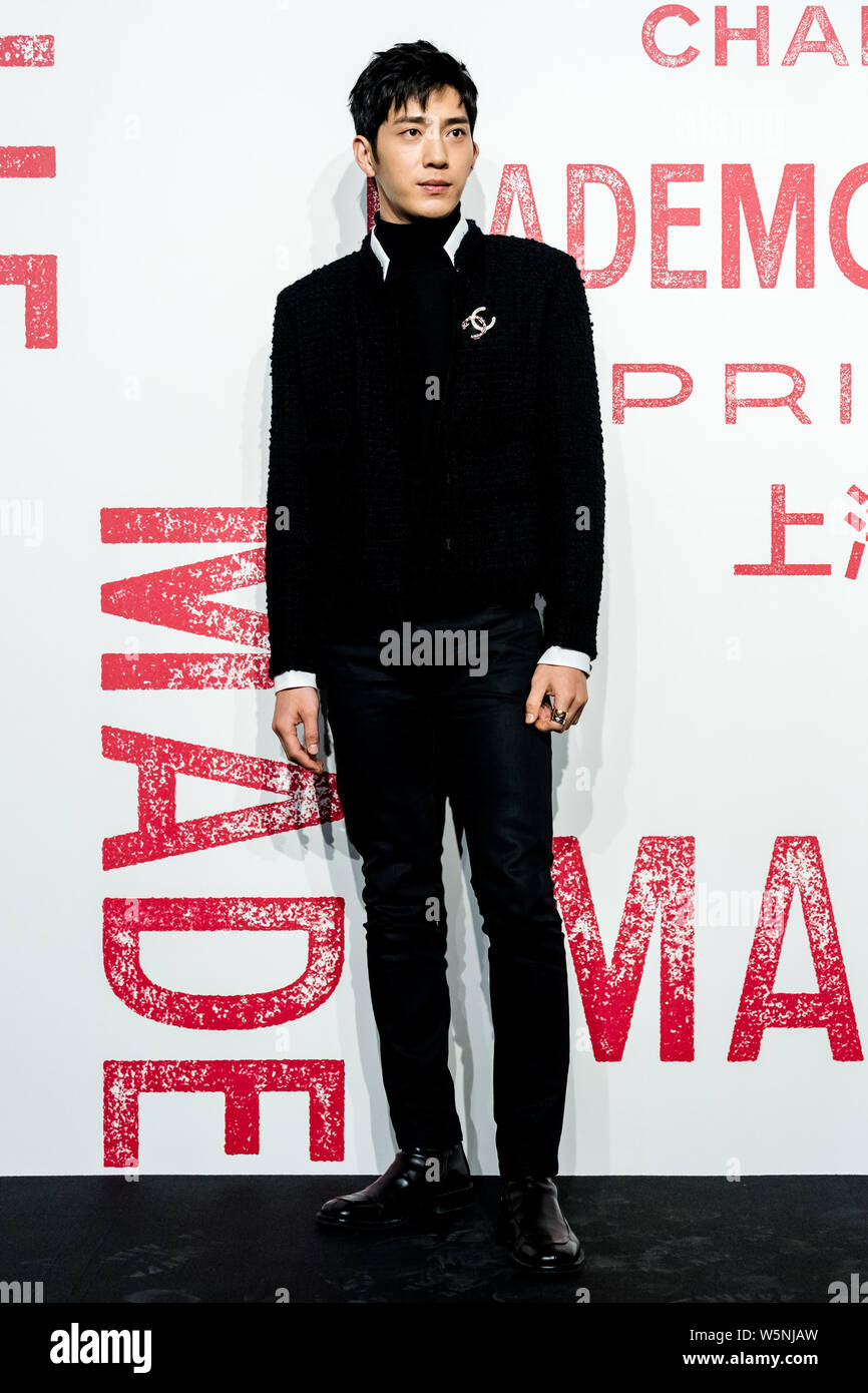 Chinese singer and actor Jing Boran arrives for the Chanel Mademoiselle ...
