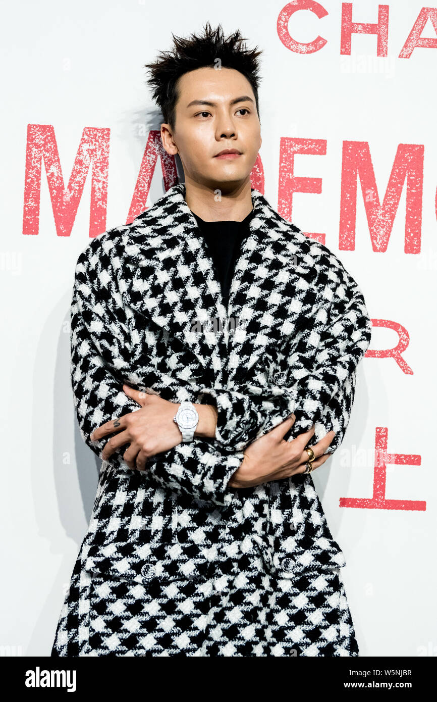 Hong Kong singer and actor William Chan Wai-ting arrives for the Chanel ...