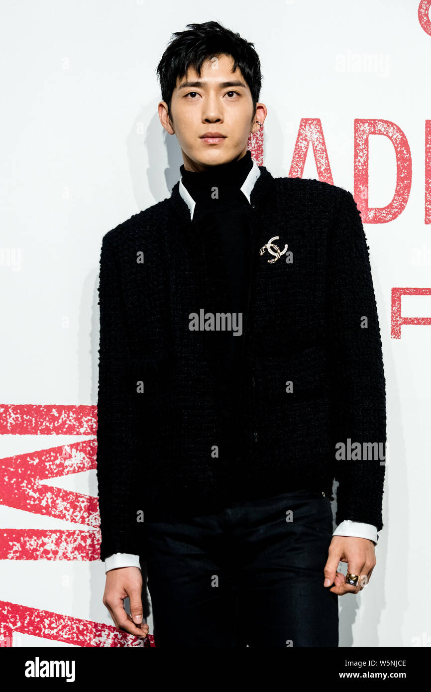Chinese singer and actor Jing Boran arrives for the Chanel Mademoiselle ...