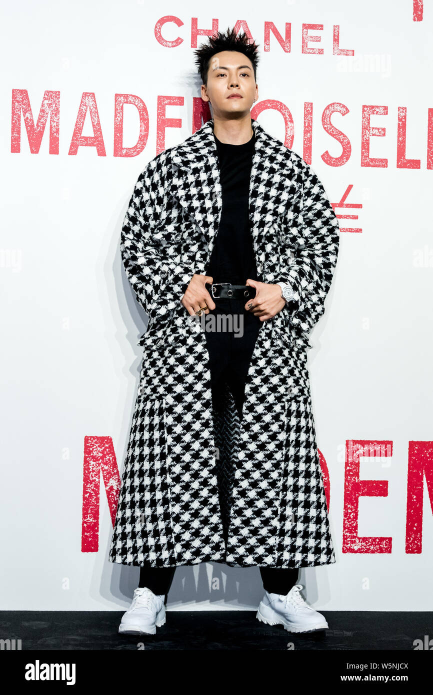 Hong Kong singer and actor William Chan Wai-ting arrives for the Chanel ...