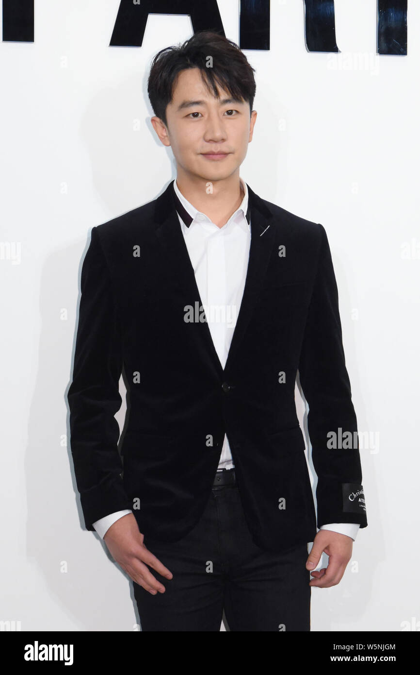 --FILE--Chinese actor Huang Xuan attends a promotional event by Dior in ...