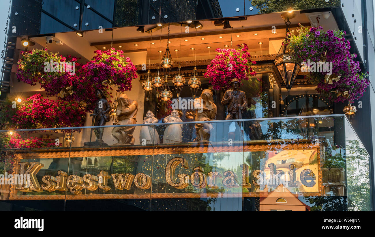 Zakopane, Poland June 2019. decorated shop window Stock Photo - Alamy