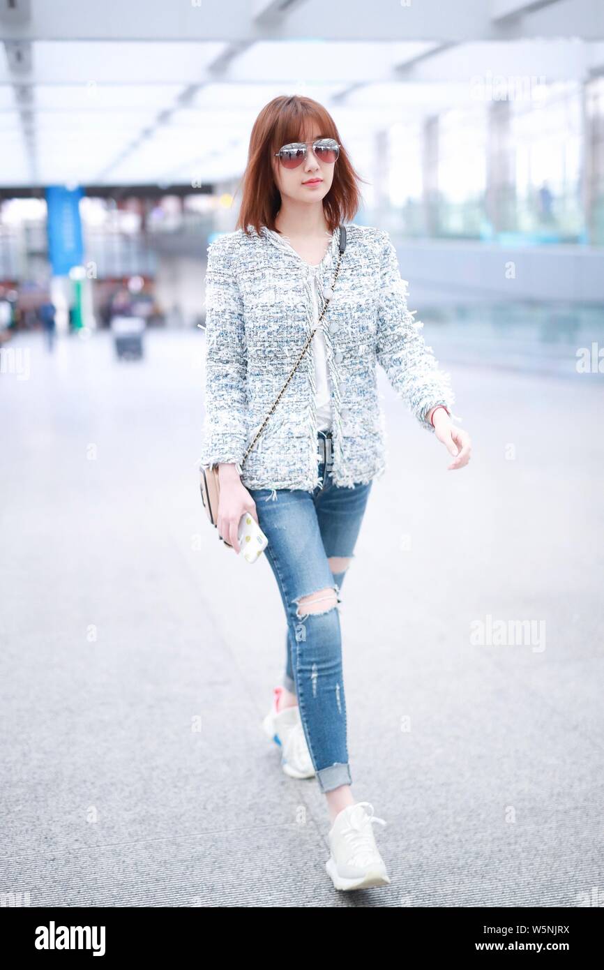 Chinese actress Mao Xiaotong, also known as Rachel Momo, arrives at the ...