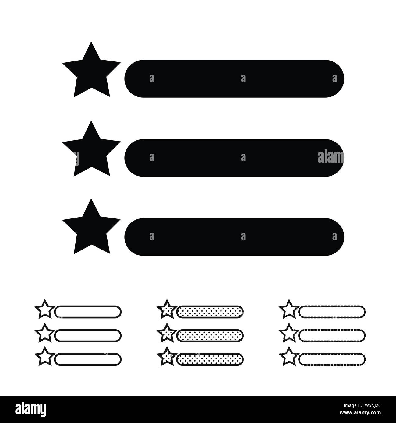 Menu icon vector Stock Vector Image & Art - Alamy