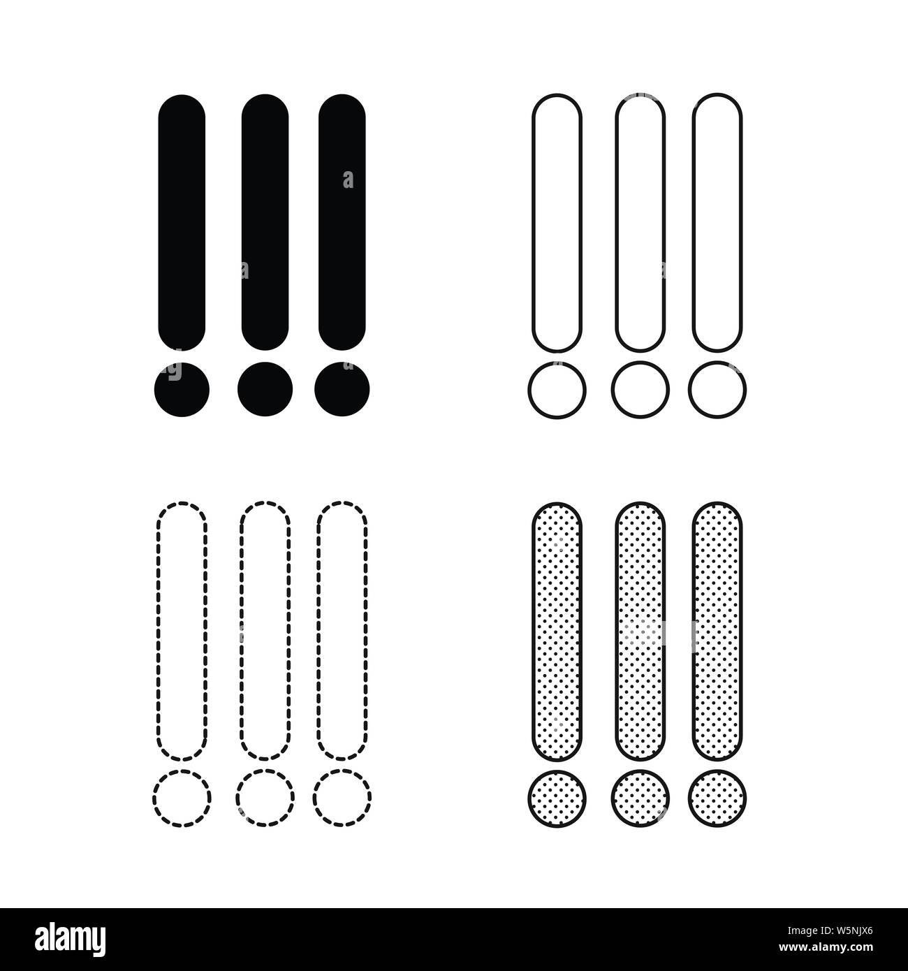 Menu icons vector Stock Vector Image & Art - Alamy