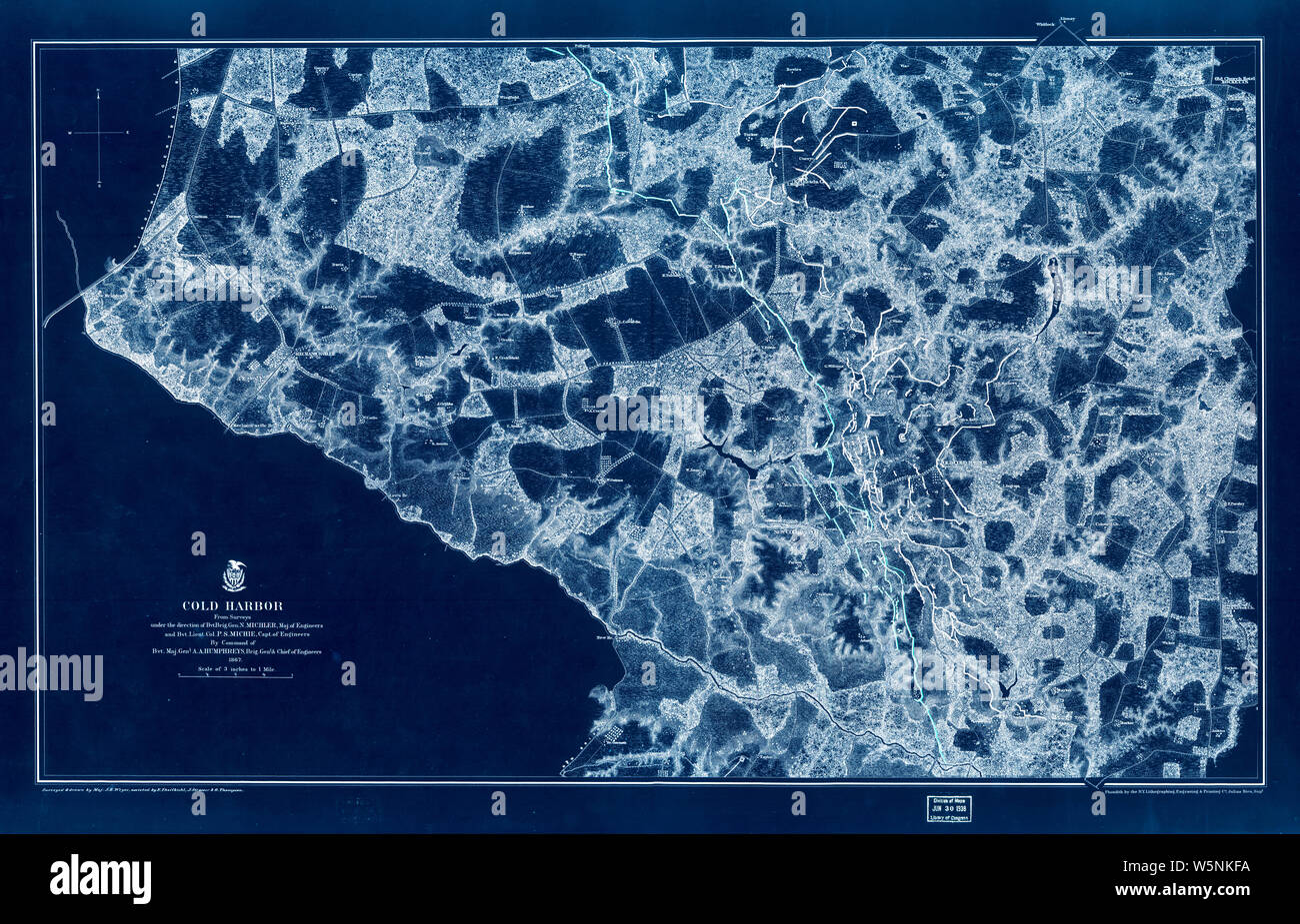 Cold Harbor Map Civil War
