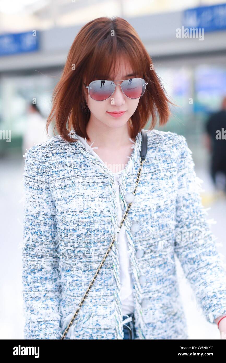 Chinese actress Mao Xiaotong, also known as Rachel Momo, arrives at the ...