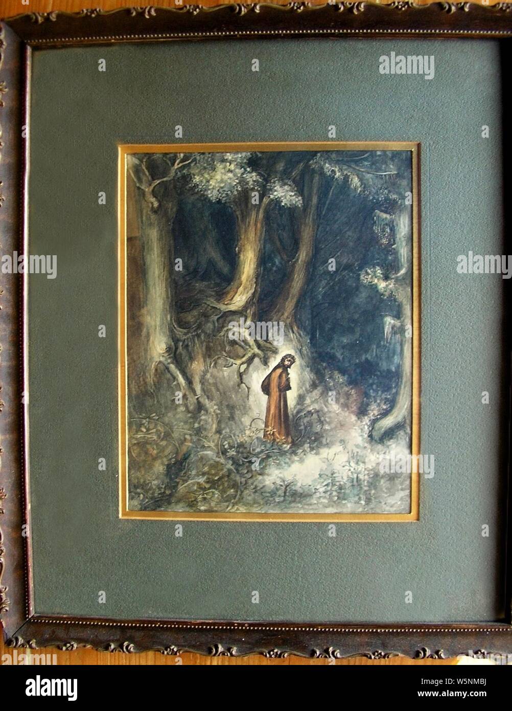 Dante l'enfer chant 1 gustave doré Stock Photo - Alamy