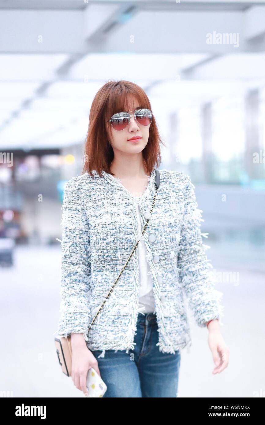 Chinese actress Mao Xiaotong, also known as Rachel Momo, arrives at the ...