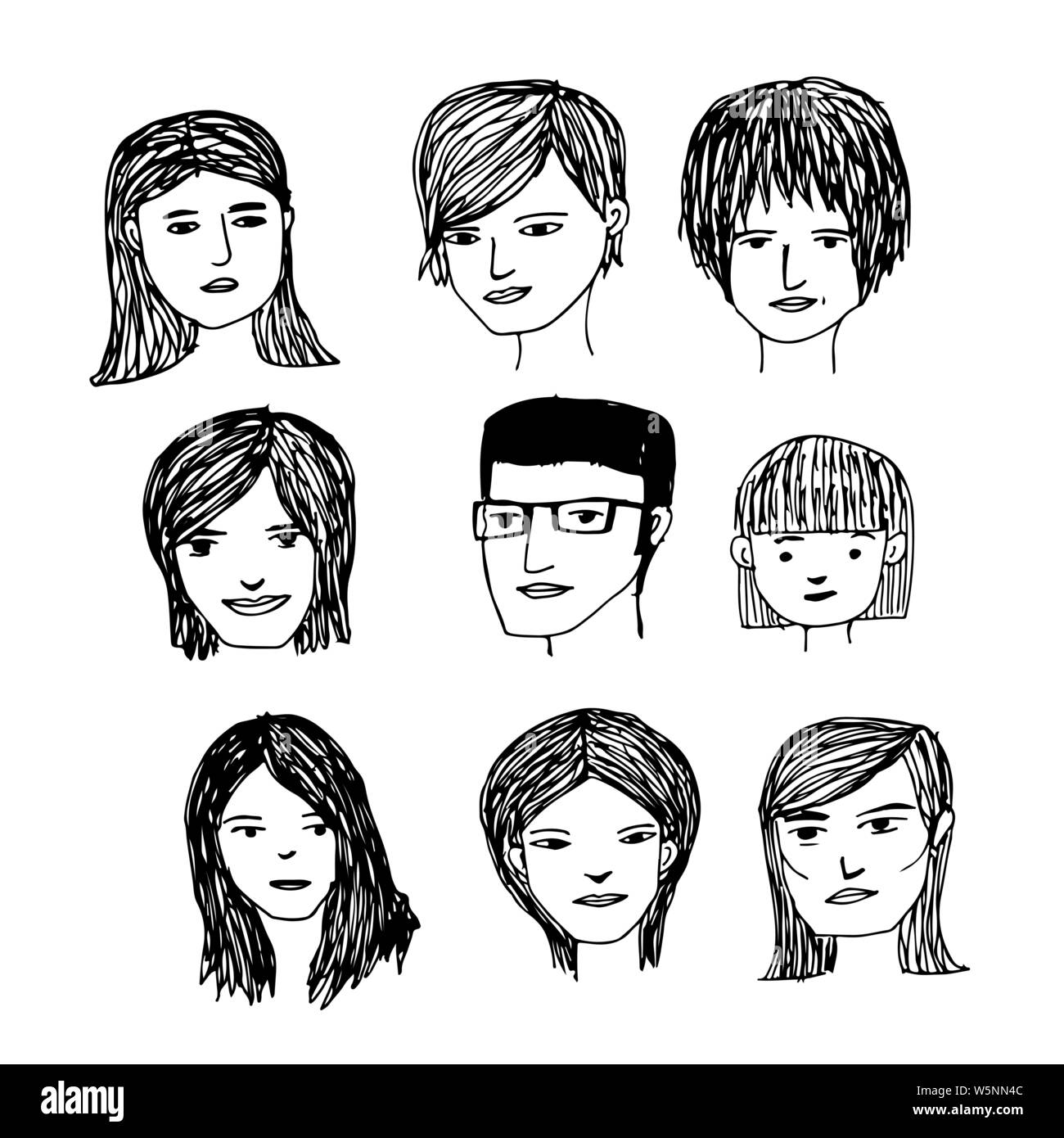 People face cartoon icon Stock Vector Image & Art - Alamy