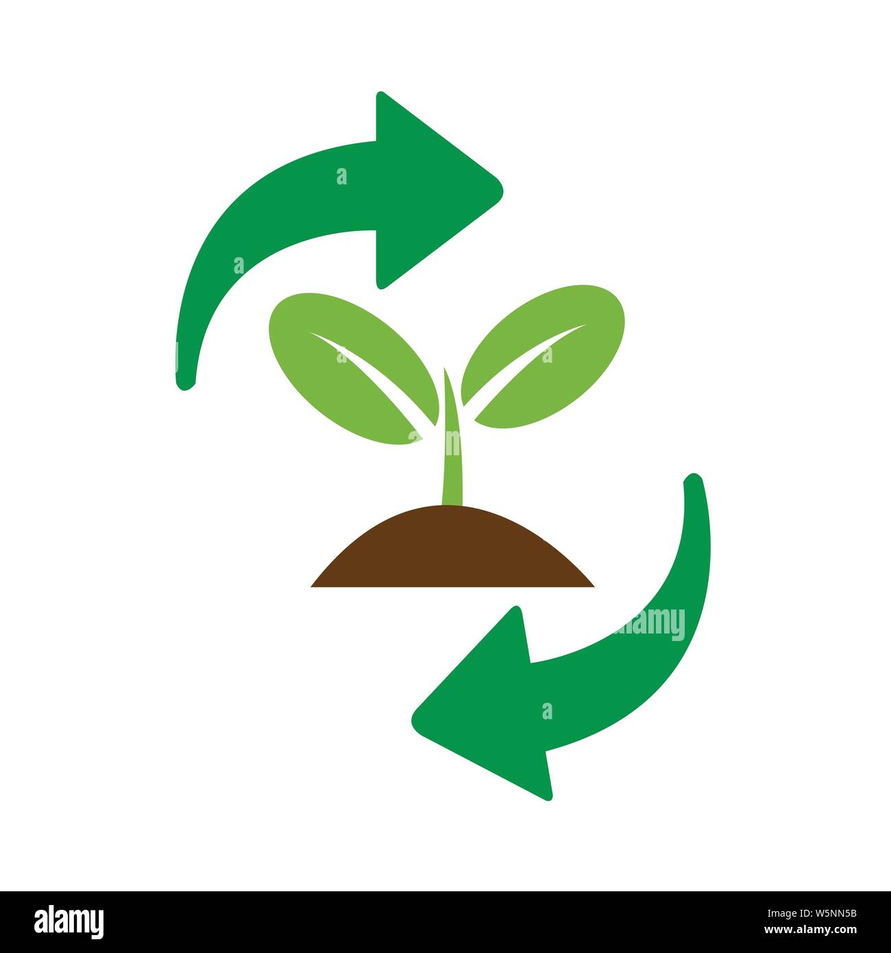 Plant tree icon vector Stock Vector Image & Art - Alamy