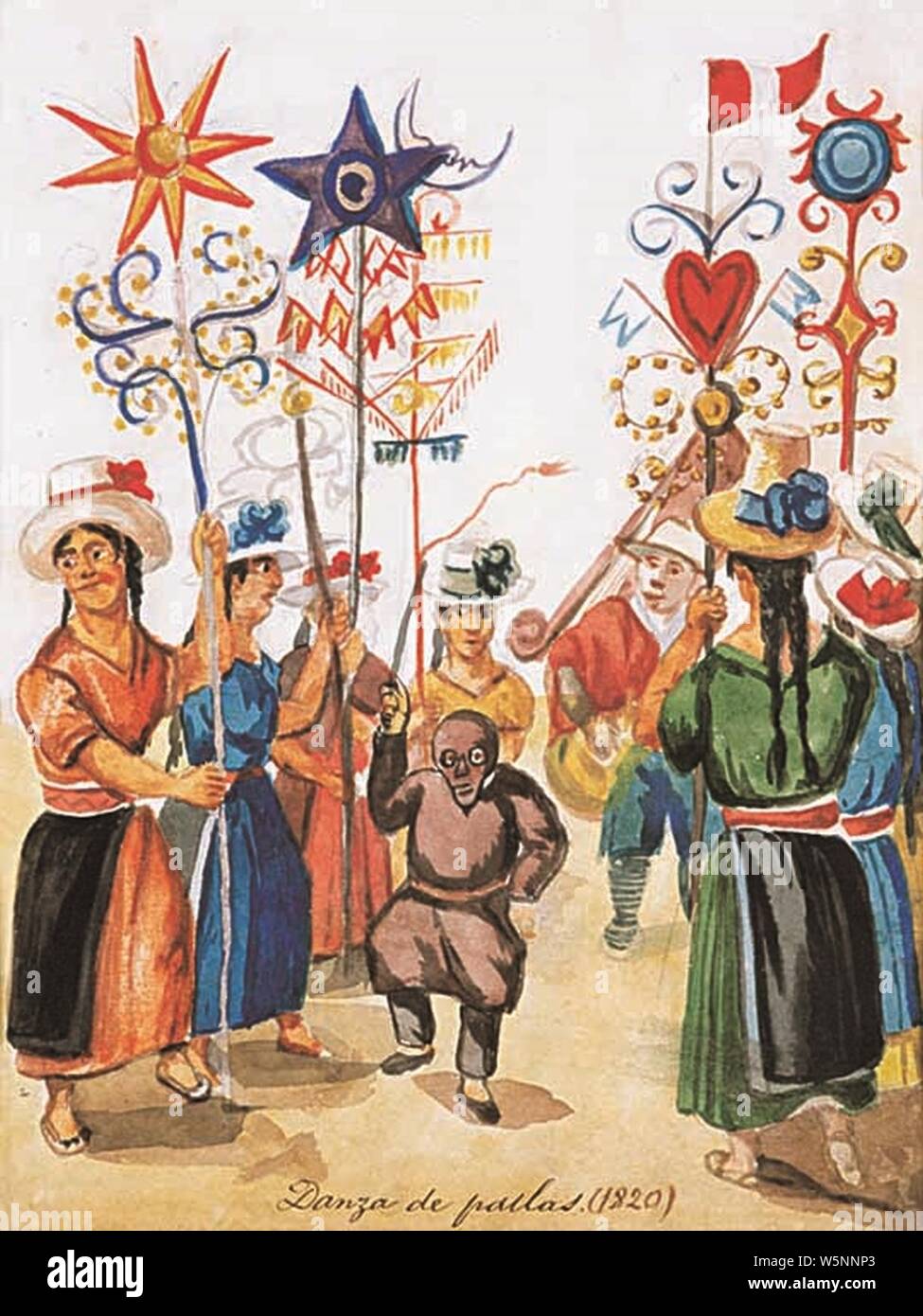 Danza de pallas (1820 Stock Photo - Alamy