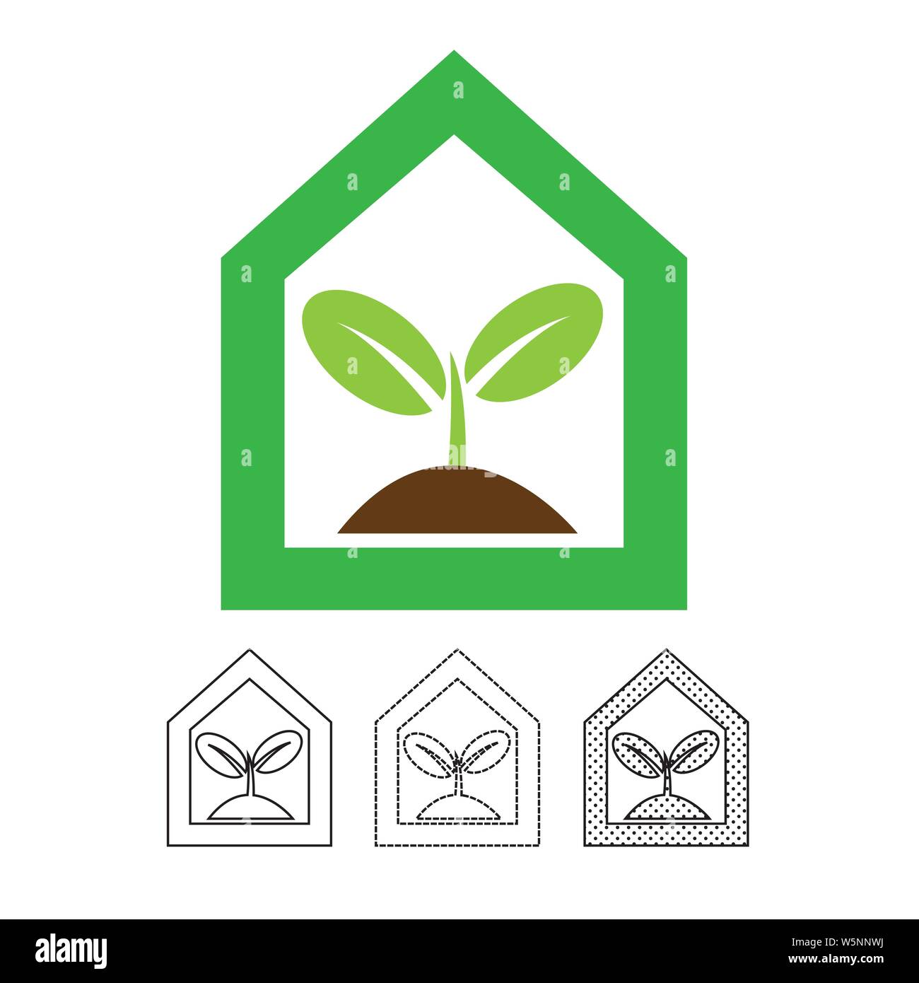Plant tree icon vector Stock Vector Image & Art - Alamy