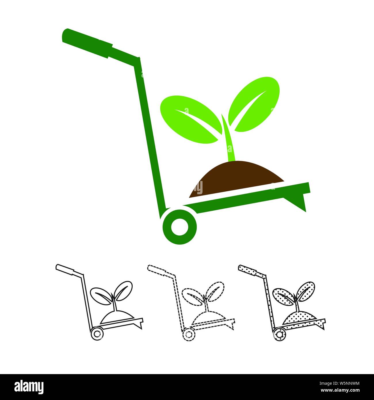 Plant tree icon vector Stock Vector Image & Art - Alamy