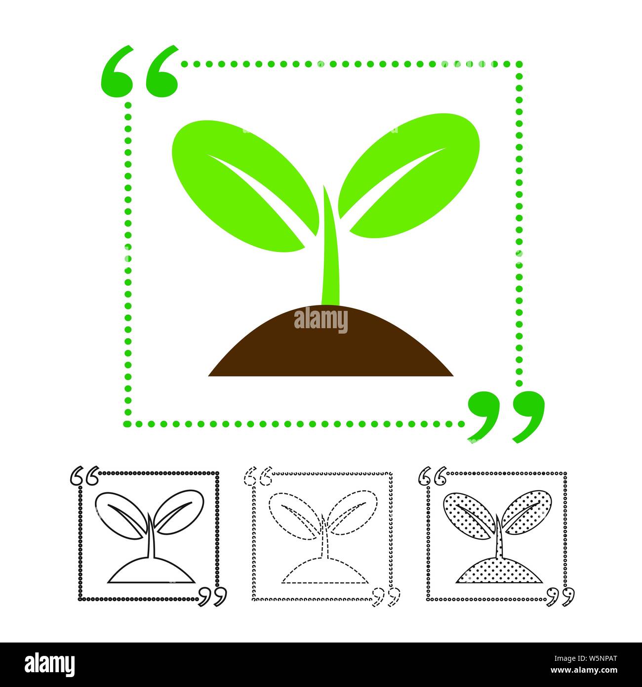 Plant tree icon vector Stock Vector Image & Art - Alamy