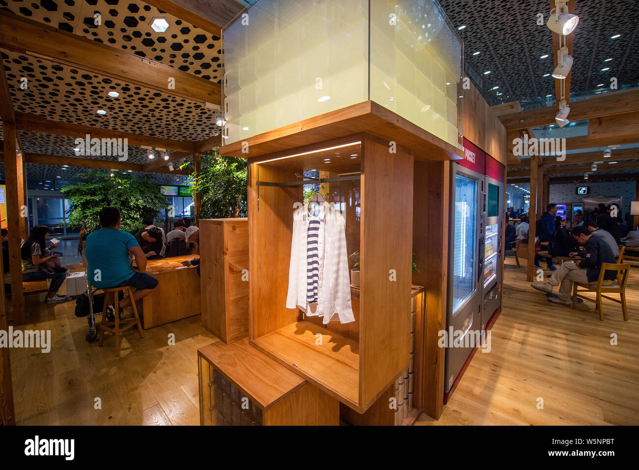 Interior view of the MUJI to GO store at the Shenzhen Bao'an ...