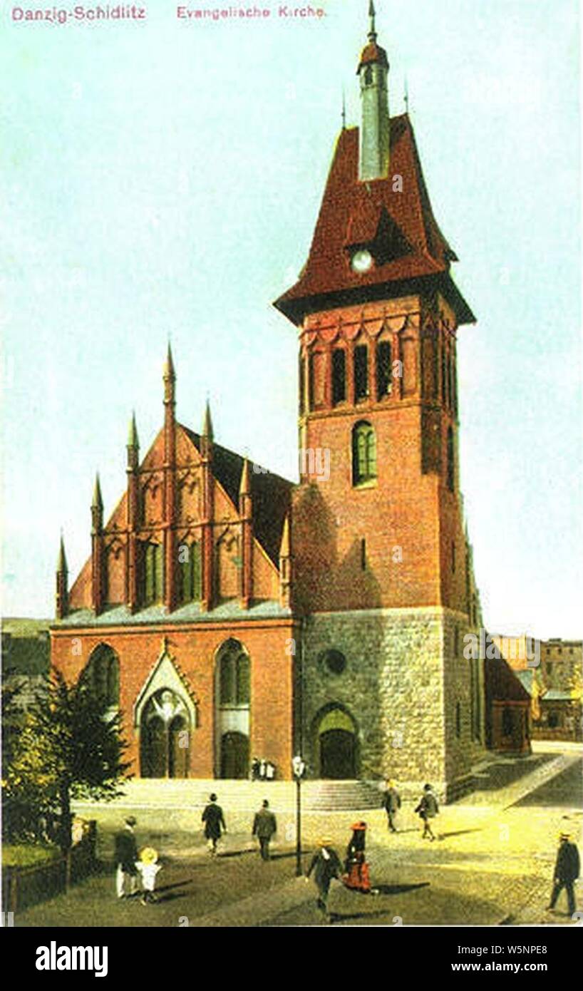 Danzig Schidlitz Evangelische Kirche Stock Photo - Alamy