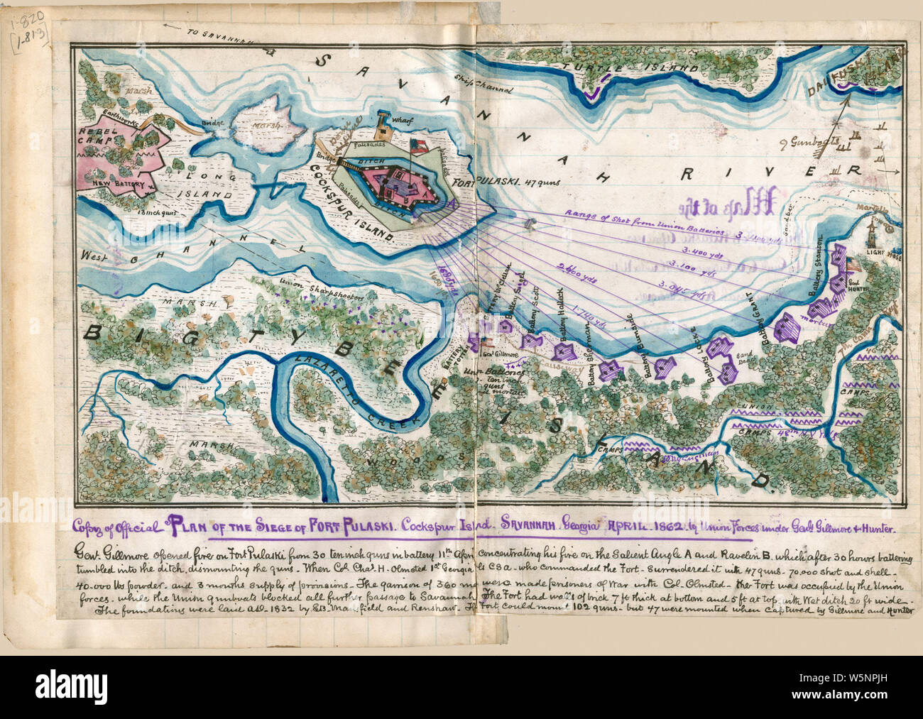 Siege of savannah civil war hi-res stock photography and images - Alamy