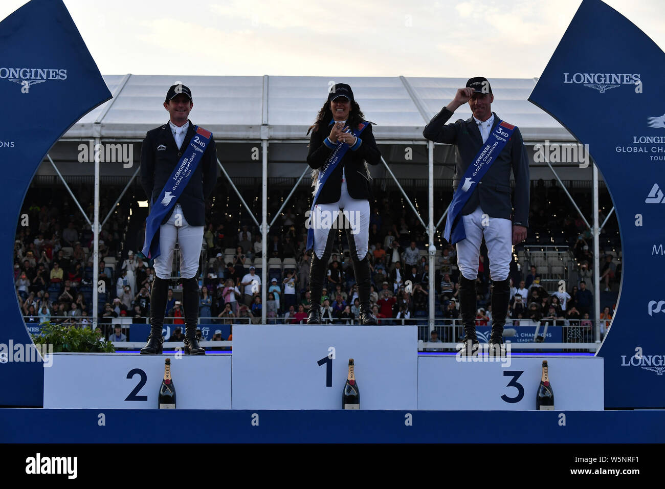 Danielle Goldstein, center, Darragh Kenny, left, and Jur Vrieling ...