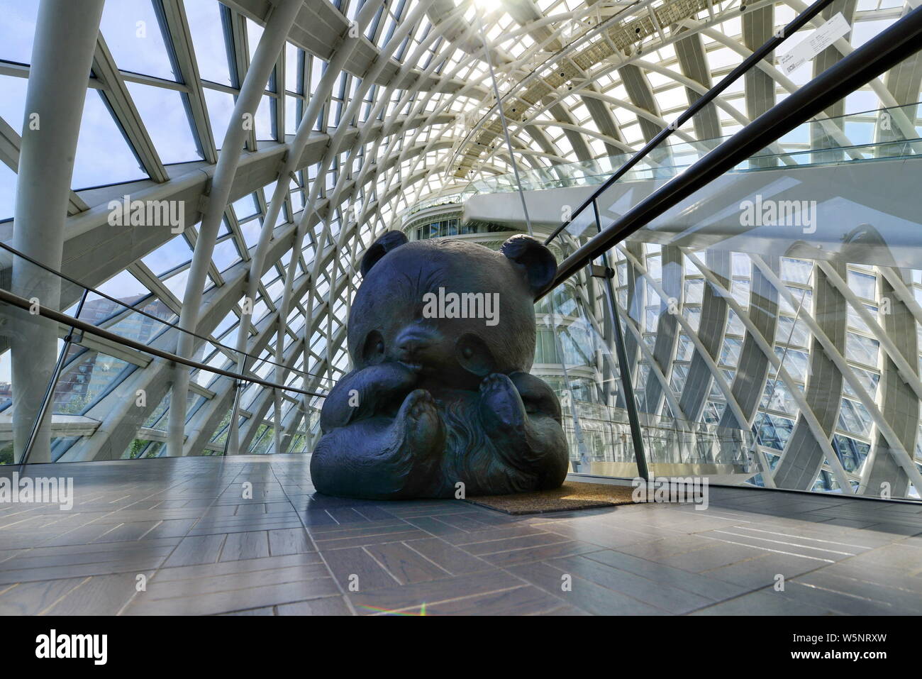 Interior view of the building complex of the Phoenix International ...