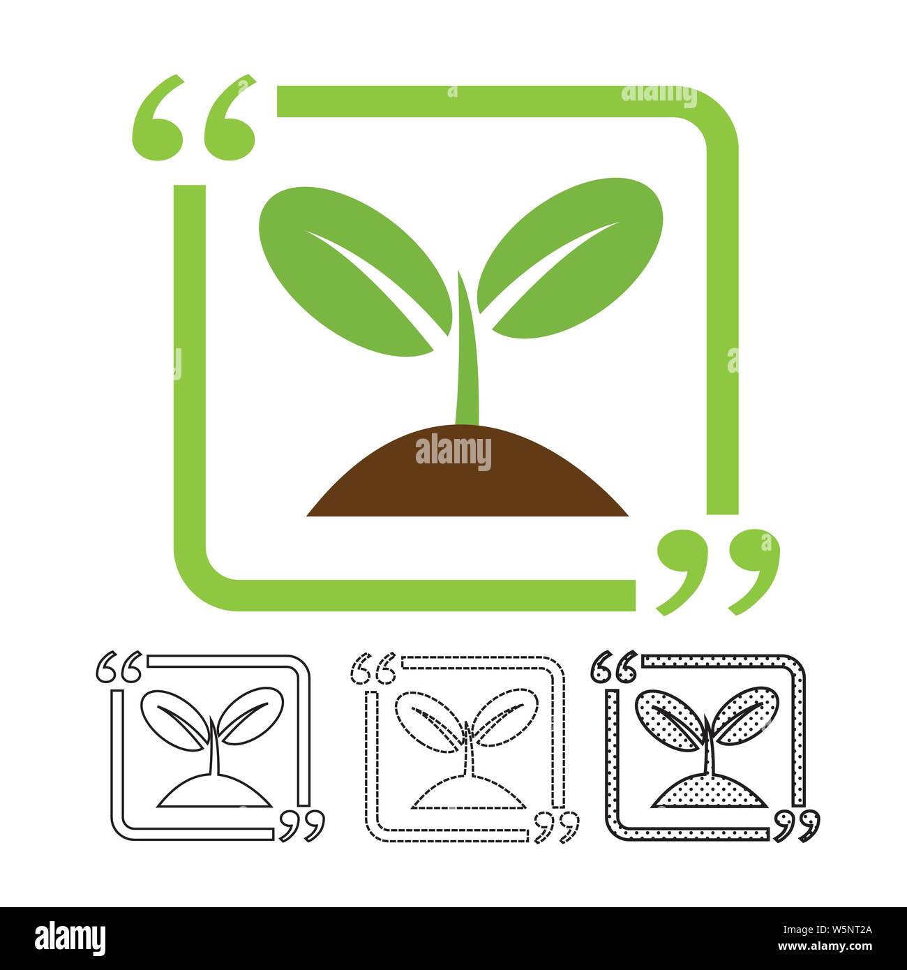 Plant tree icon vector Stock Vector Image & Art - Alamy