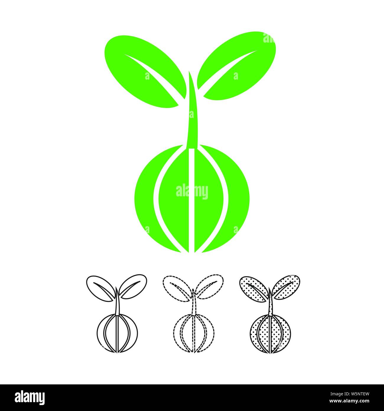 Plant tree icon vector Stock Vector Image & Art - Alamy