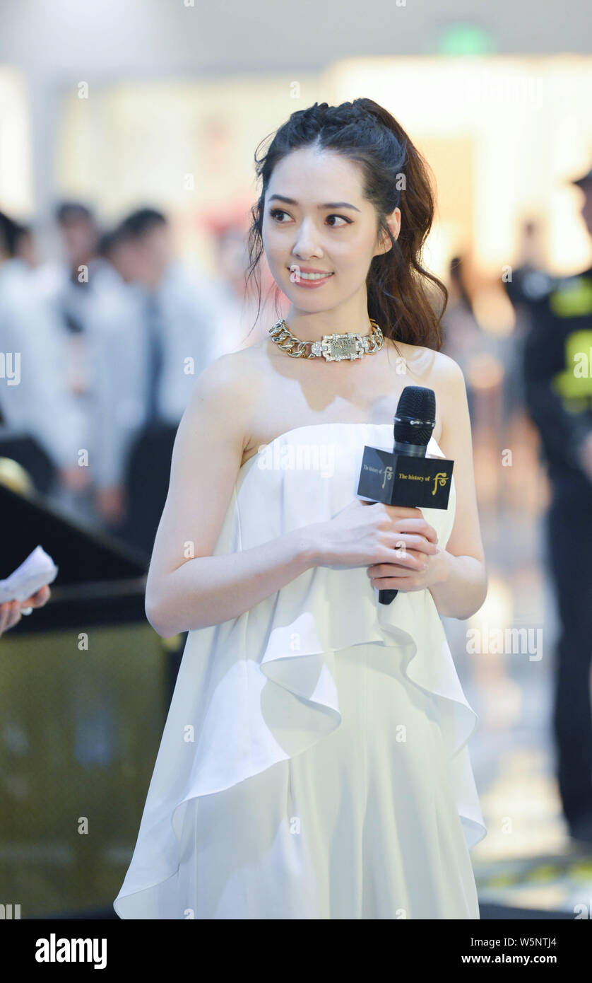 Taiwanese actress Hayden Guo Bi-ting, better known by her English name ...
