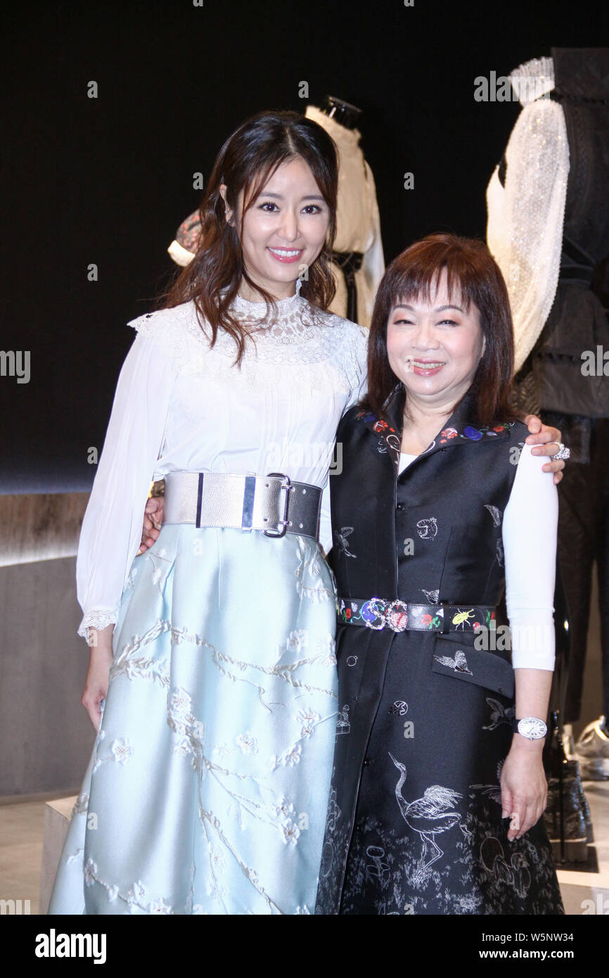 Taiwanese actress Ruby Lin attends Shiatzy Chen annual exhibition in ...