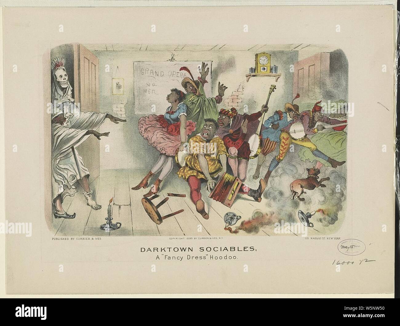 Darktown sociables, a ‘fancy dress‘ hoodoo Stock Photo - Alamy