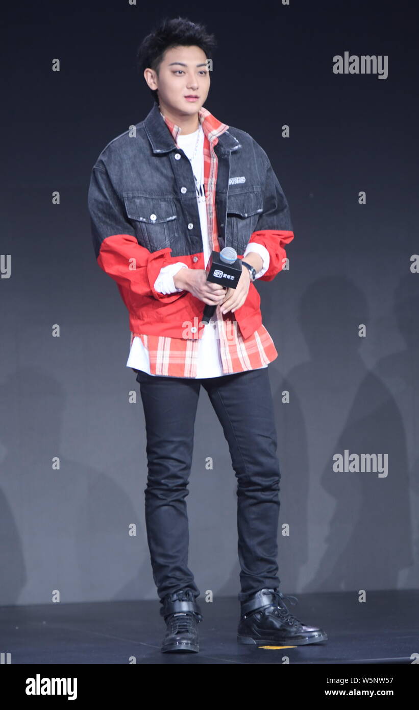 Chinese actor Huang Zitao, better known as Z.Tao, attends the 2019 ...