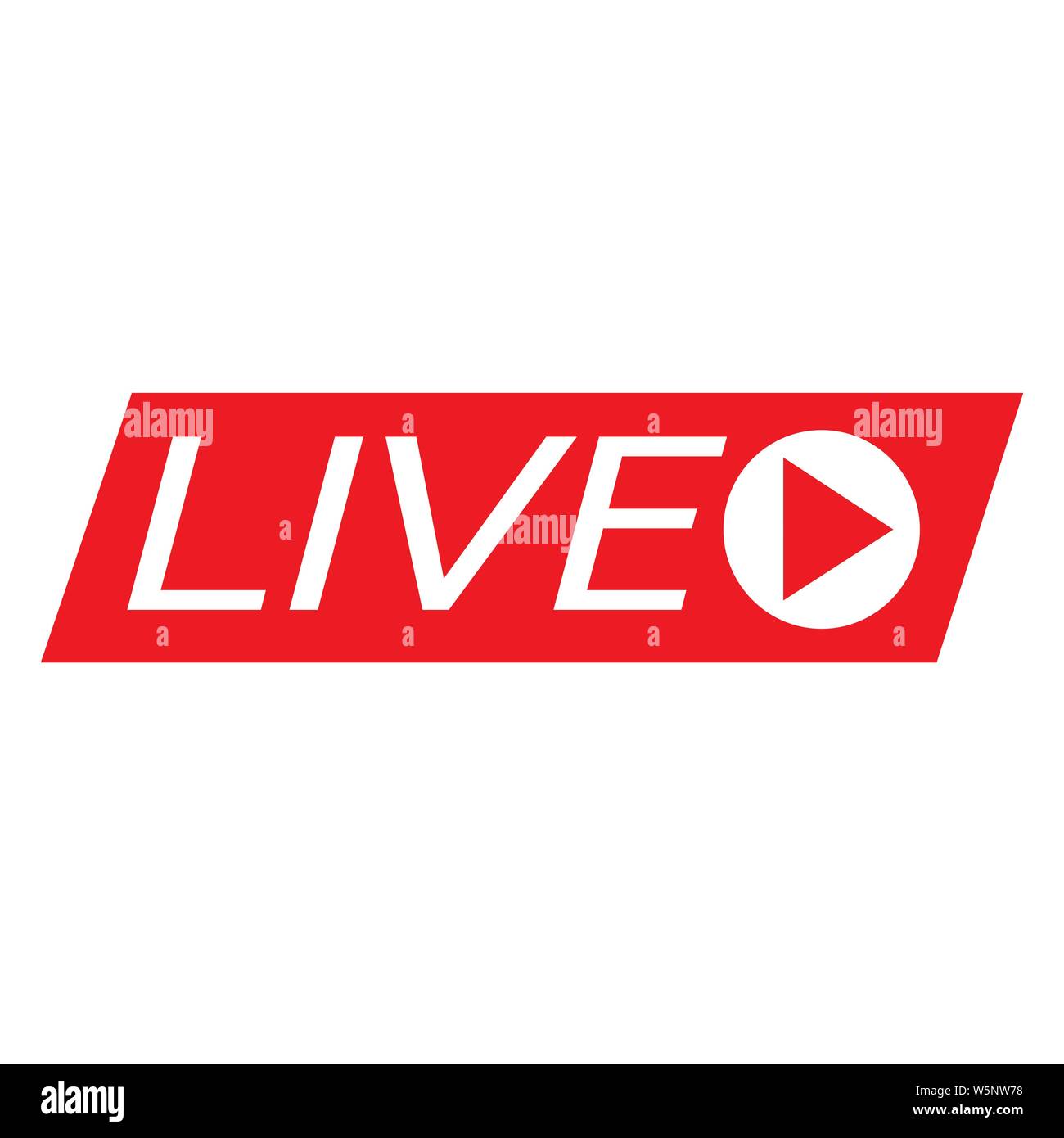 Live Streaming online sign vector design Stock Vector Image & Art - Alamy