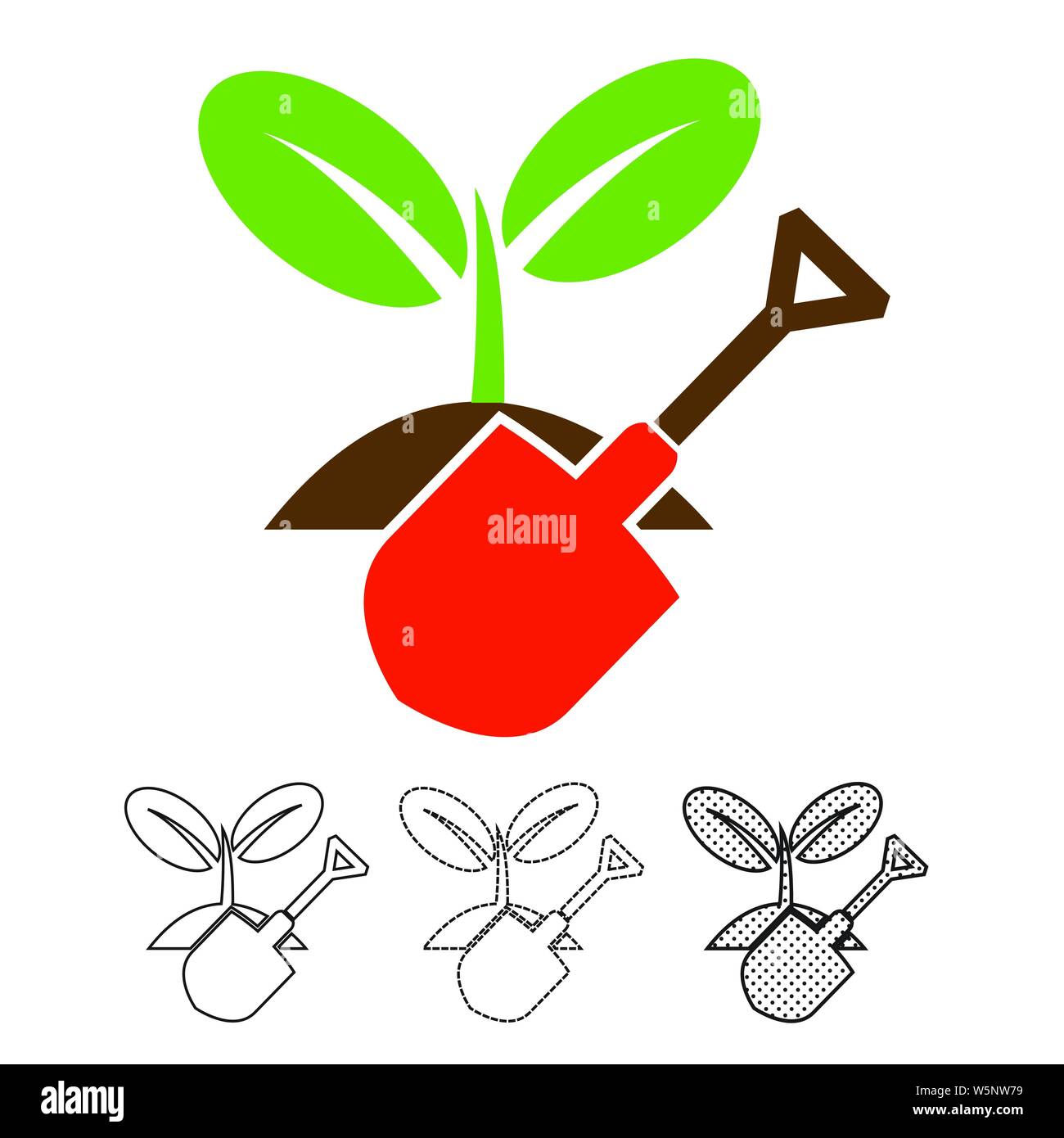 Plant icon vector Stock Vector Image & Art - Alamy