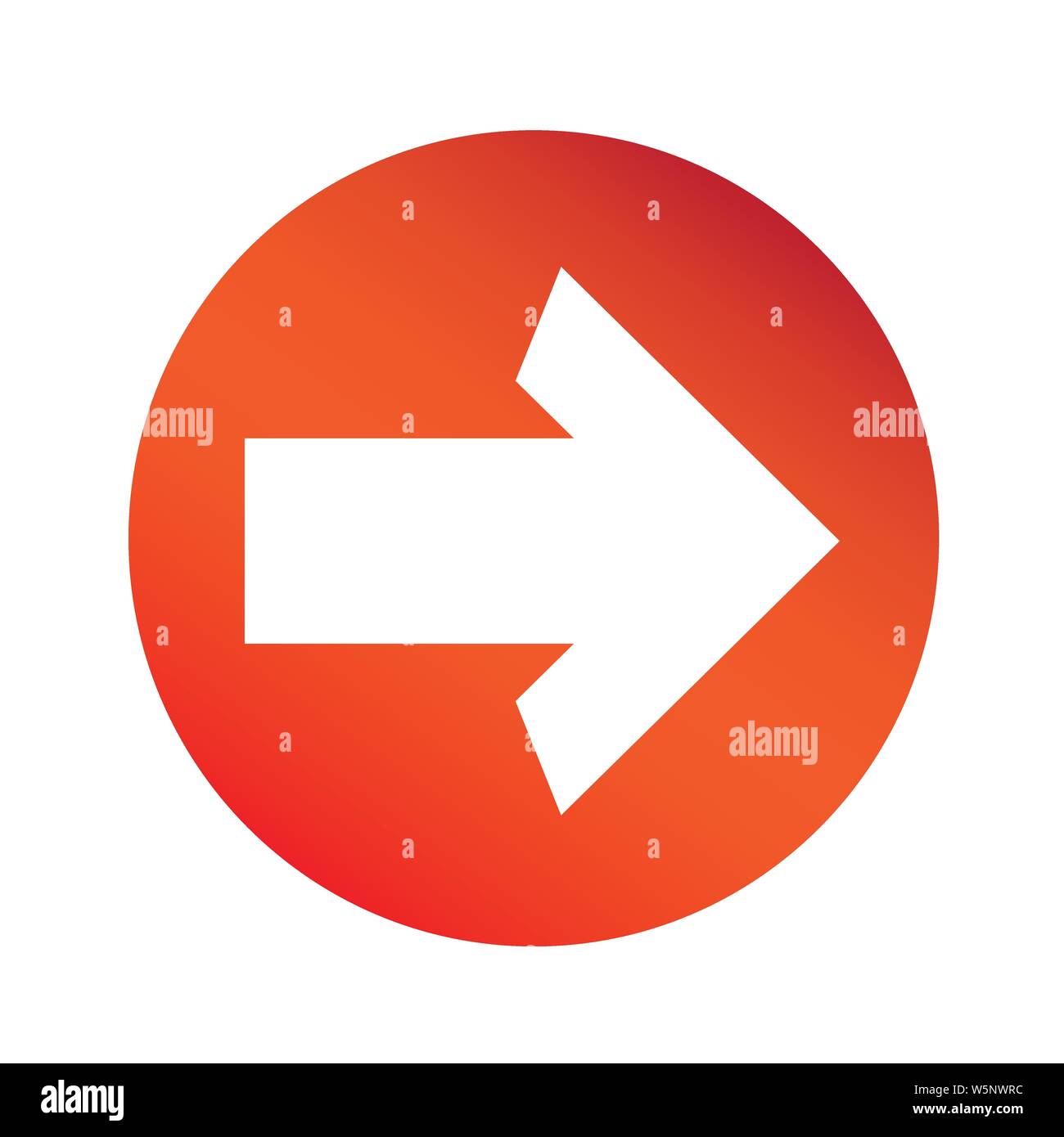 simple arrow sign icon Stock Vector Image & Art - Alamy