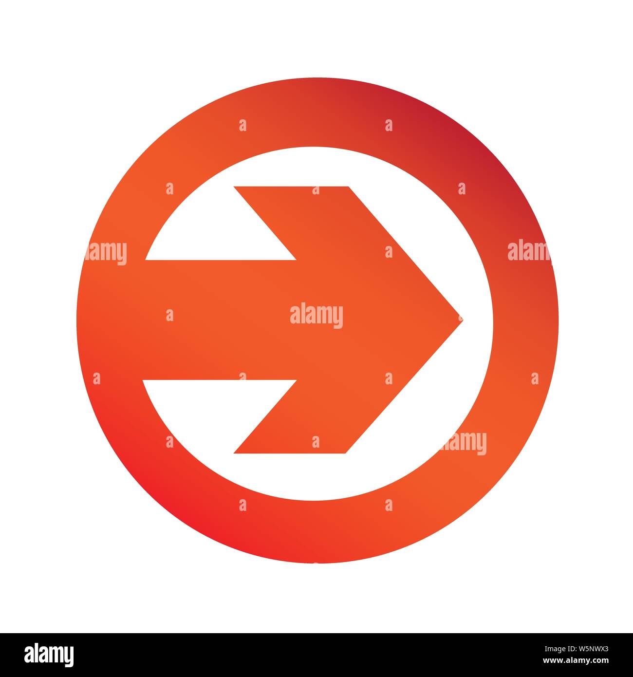 simple arrow sign icon Stock Vector Image & Art - Alamy