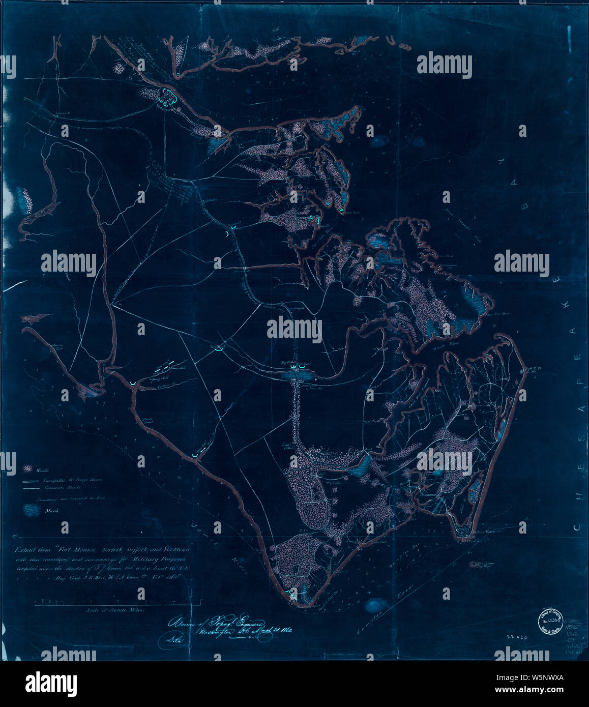 Fort monroe map hi-res stock photography and images - Alamy