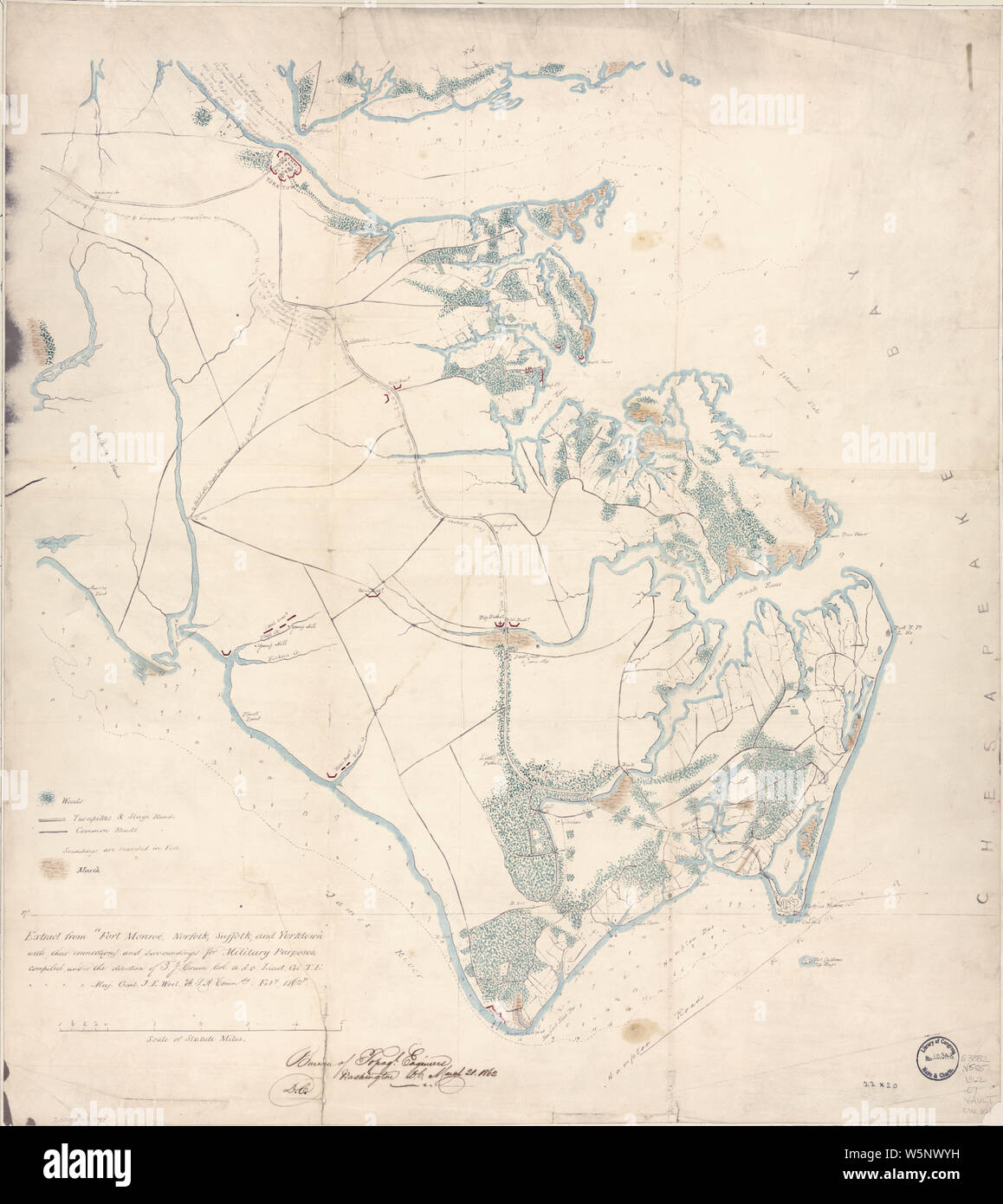 Fort monroe map hi-res stock photography and images - Alamy