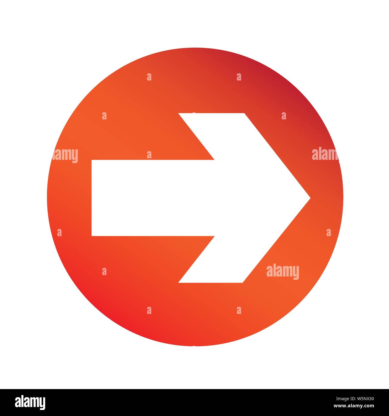 simple arrow sign icon Stock Vector Image & Art - Alamy